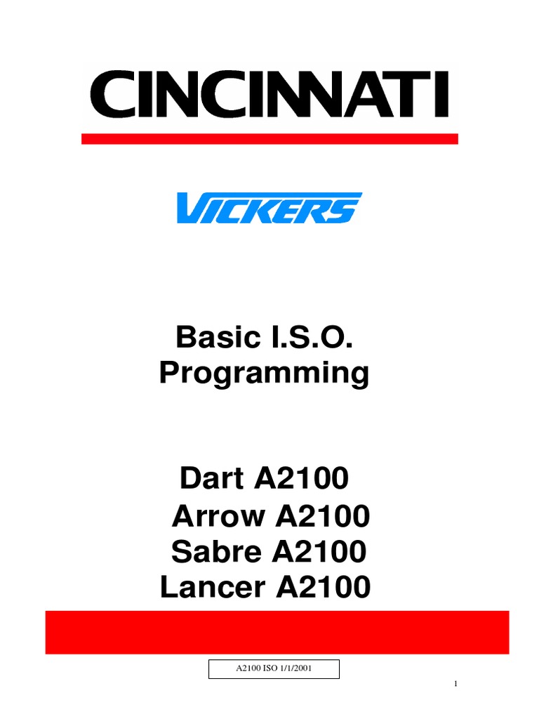 A2100 ISO Programming Guide | PDF | Machining | Teaching Mathematics
