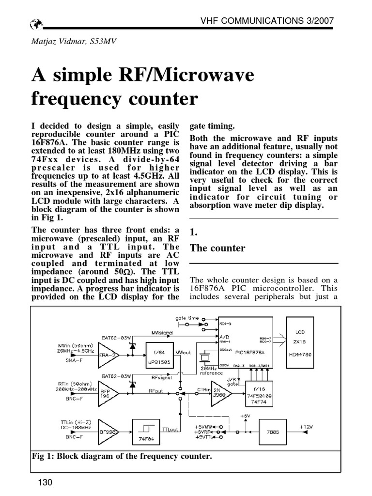 Counter | PDF | Electronic Circuits | Printed Circuit Board