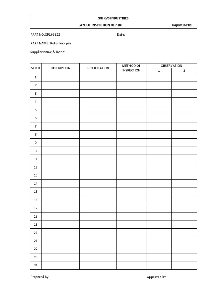 Layout Inspection | PDF