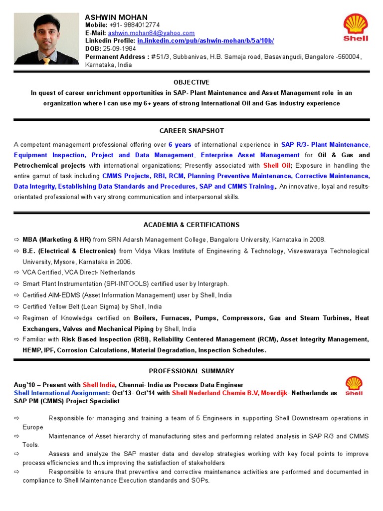 Ashwin Mohan | PDF | Career & Growth | Business