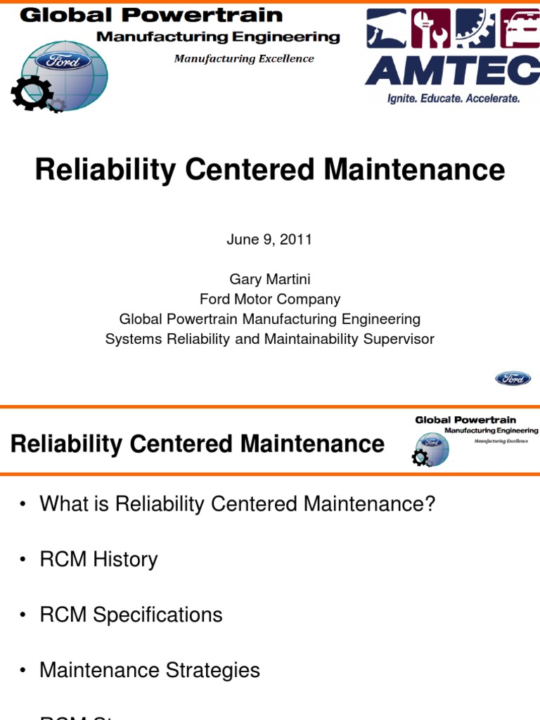 Reliability Centered Maintenance-Gary | PDF | Reliability Engineering | Systems Science