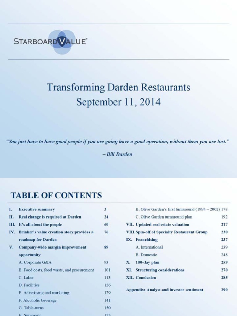 Olive Garden | PDF