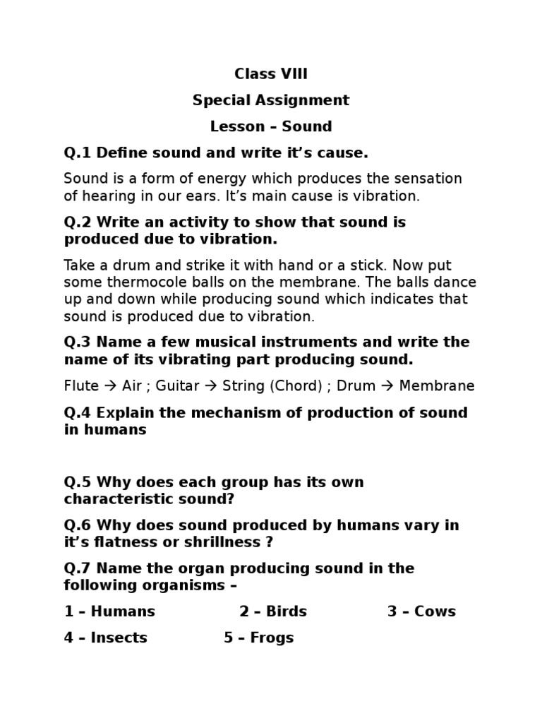 Sound Pdf Hearing Sound