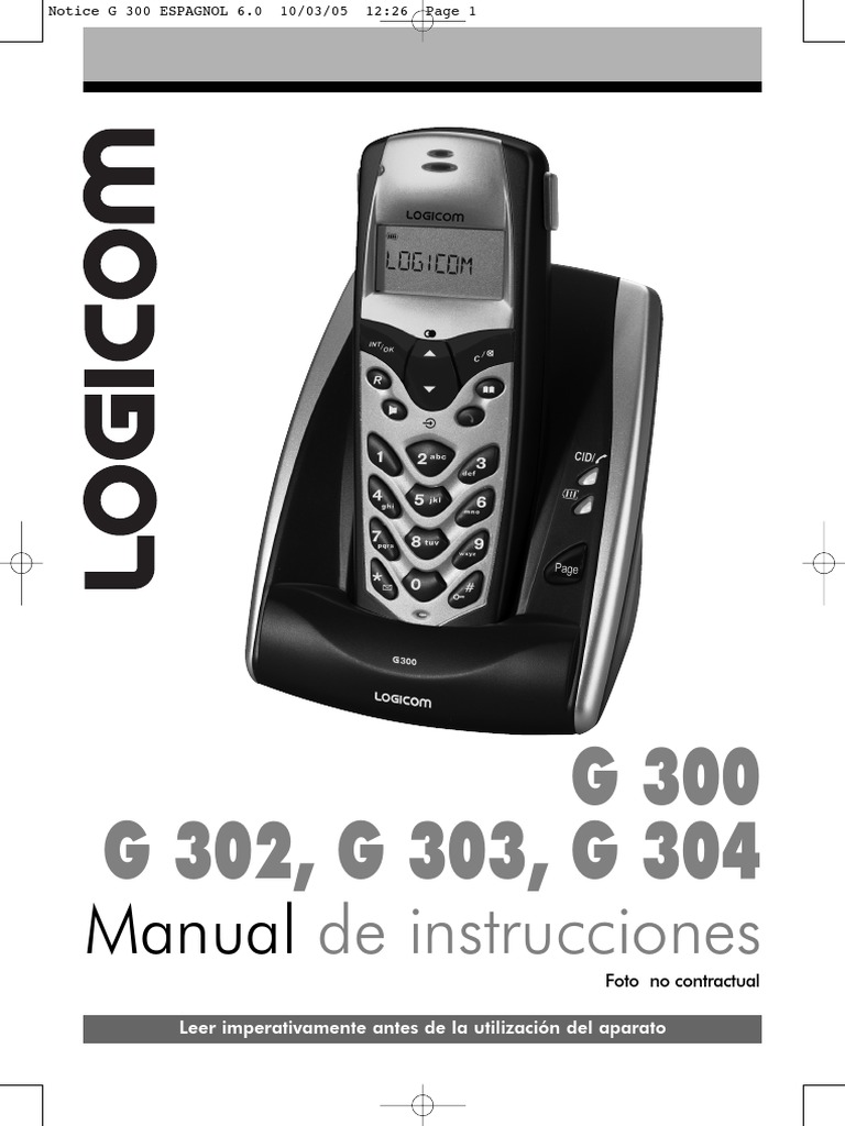 LOGICOM G 300 User Guide | PDF