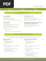 Doorknob Menu | PDF | Food And Drink | Cooking