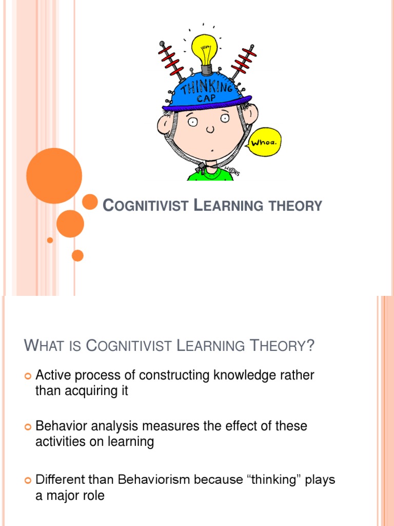 Cognitive Learning Theory | PDF | Learning Theory (Education) | Learning