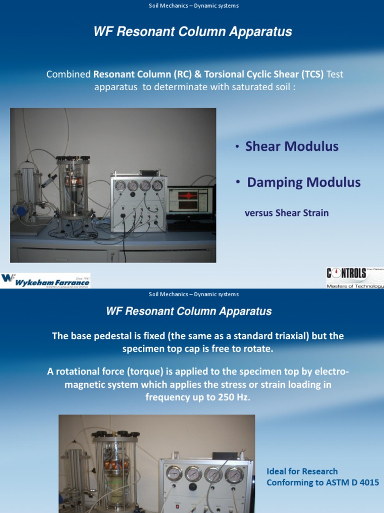 Resonant Column Last Version | PDF | Soil Mechanics | Shear Stress