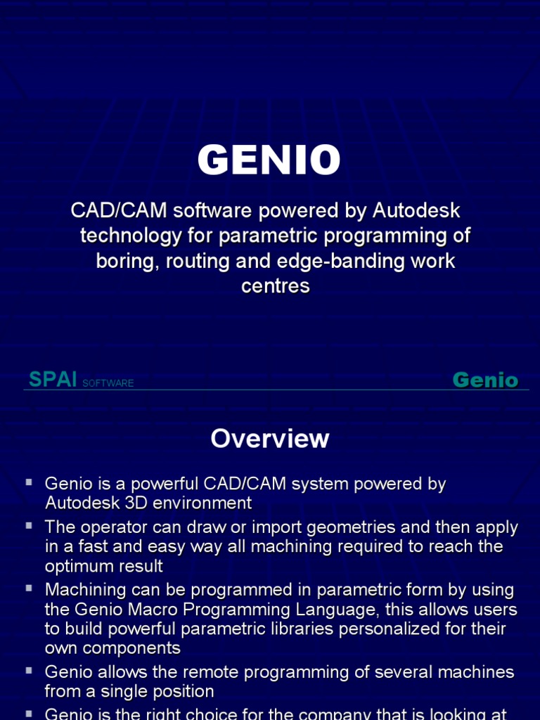 Genio Power Point PDF | PDF | Machining | Spreadsheet