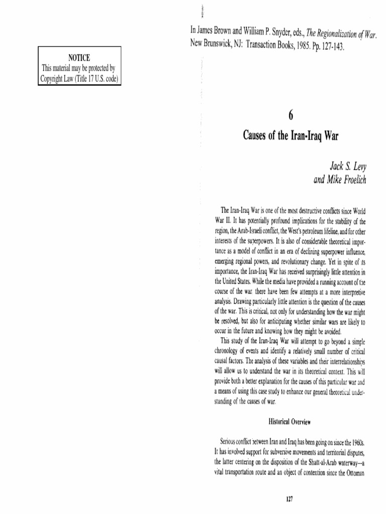 1984 Iran-Iraq War | PDF
