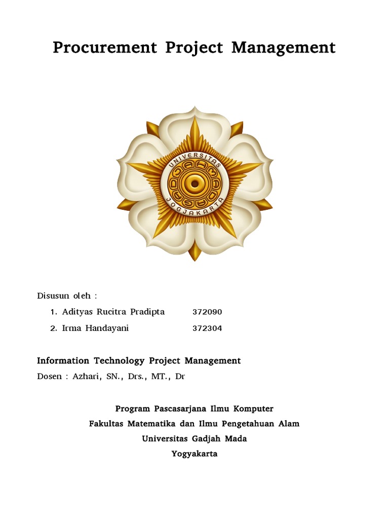Project Procurement Management Guide | PDF | Computers
