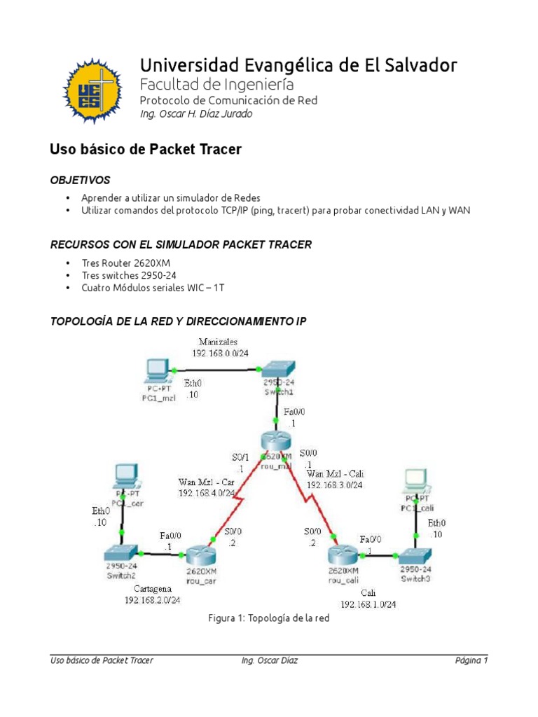 Uso Básico de Packet Tracer PDF | PDF