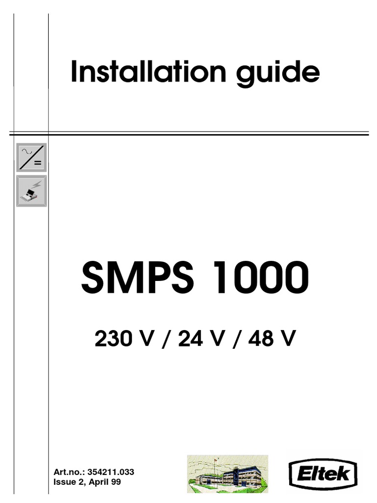 Installation Guide: SMPS 1000 | PDF | Fuse (Electrical) | Rectifier