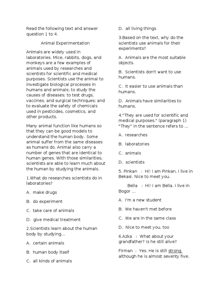 Read the Following Text and Answer Question | Jazz | Experiment