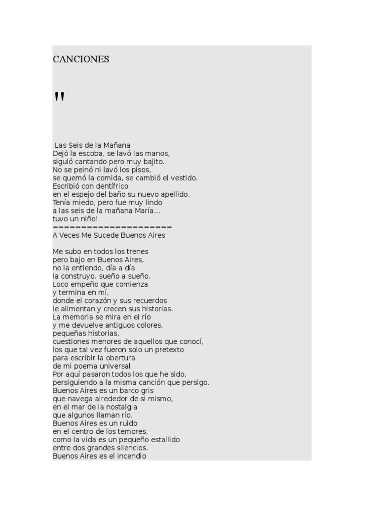 Facundo Cabral ! | PDF | Buenos Aires | Amor