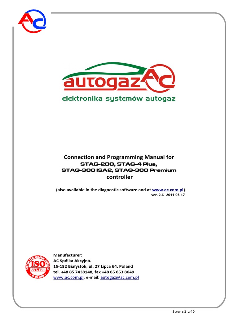 ENG-STAG-200 - STAG-4plus - STAG-300 ISA2 - STAG-300 PREMIUM Manual PDF ...