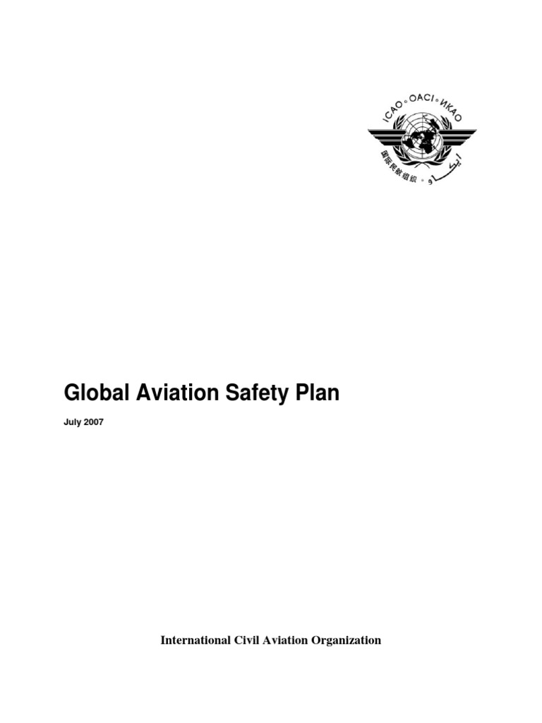 Global Aviation Safety Plan | PDF | Strategic Management | Aviation Safety