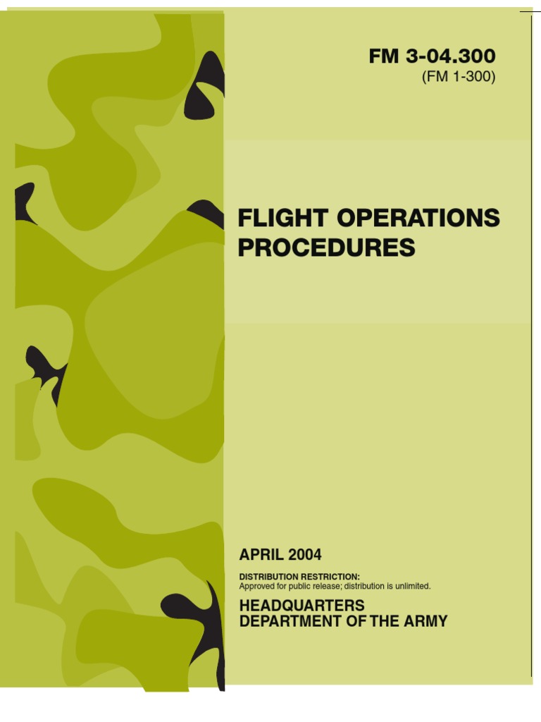 Army - FM3 04X300 - Flight Operations Procedures | PDF