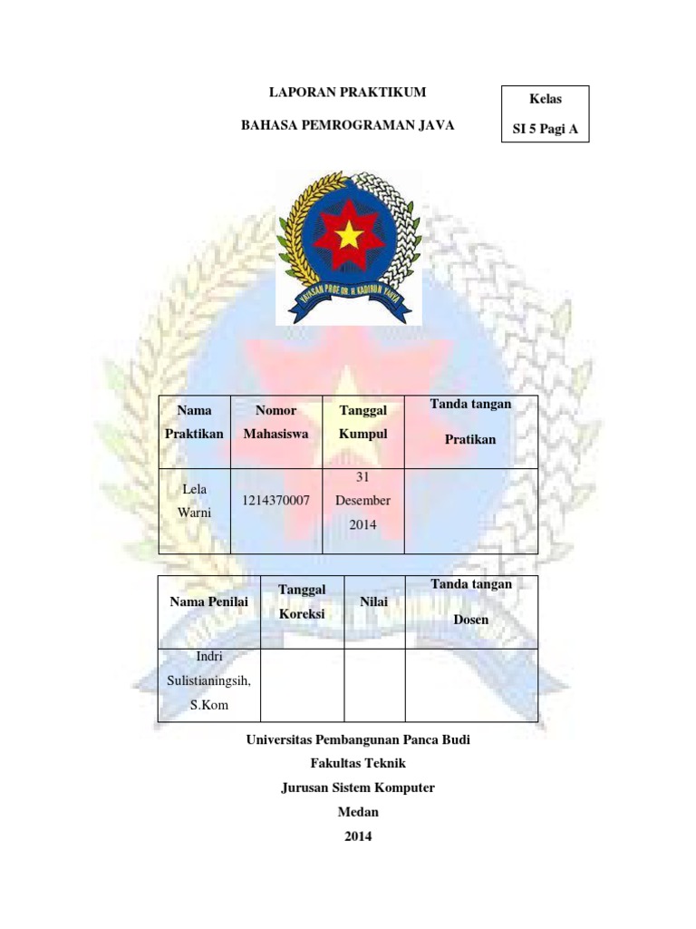 LaporanPraktikum Java Lengkap | PDF