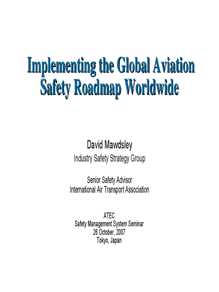 IATA SMS Implementation Roadmap | PDF | Aviation Safety | Audit