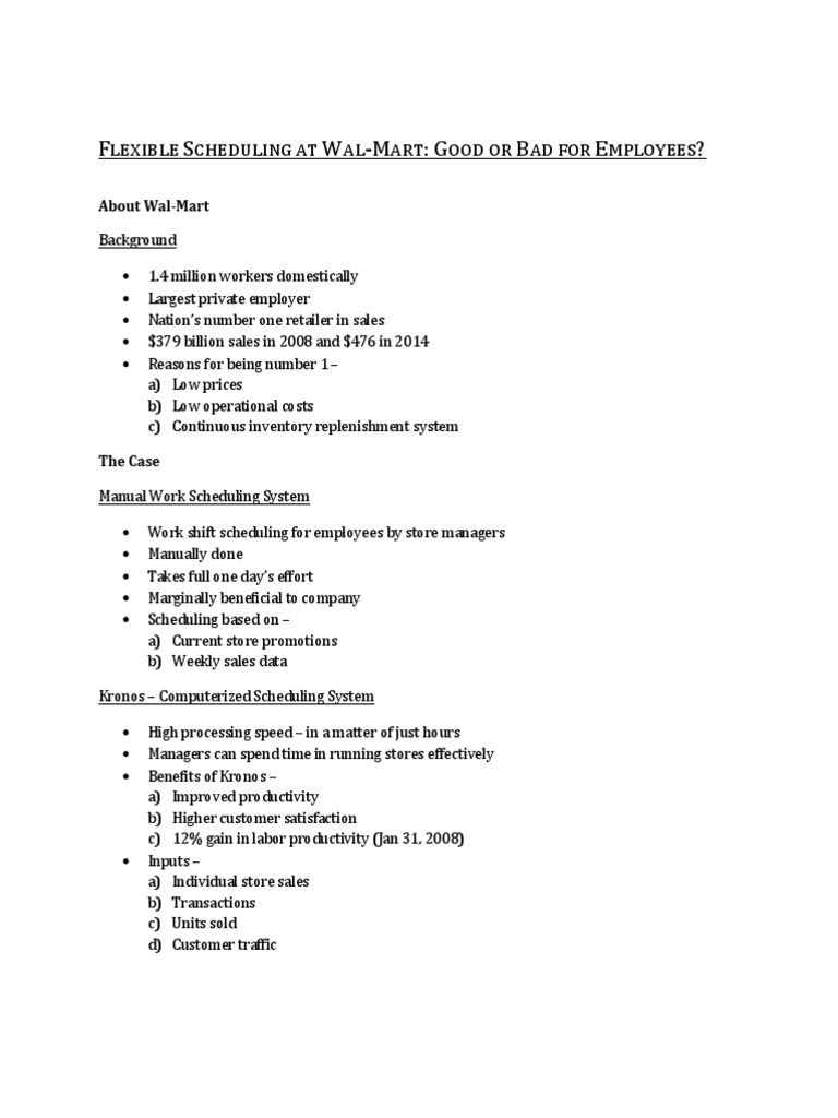 Walmart Answers | PDF | Walmart | Employment