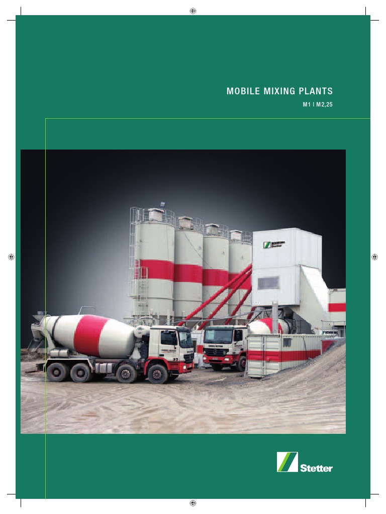 Mobile Plants PDF | PDF | Crane (Machine) | Concrete