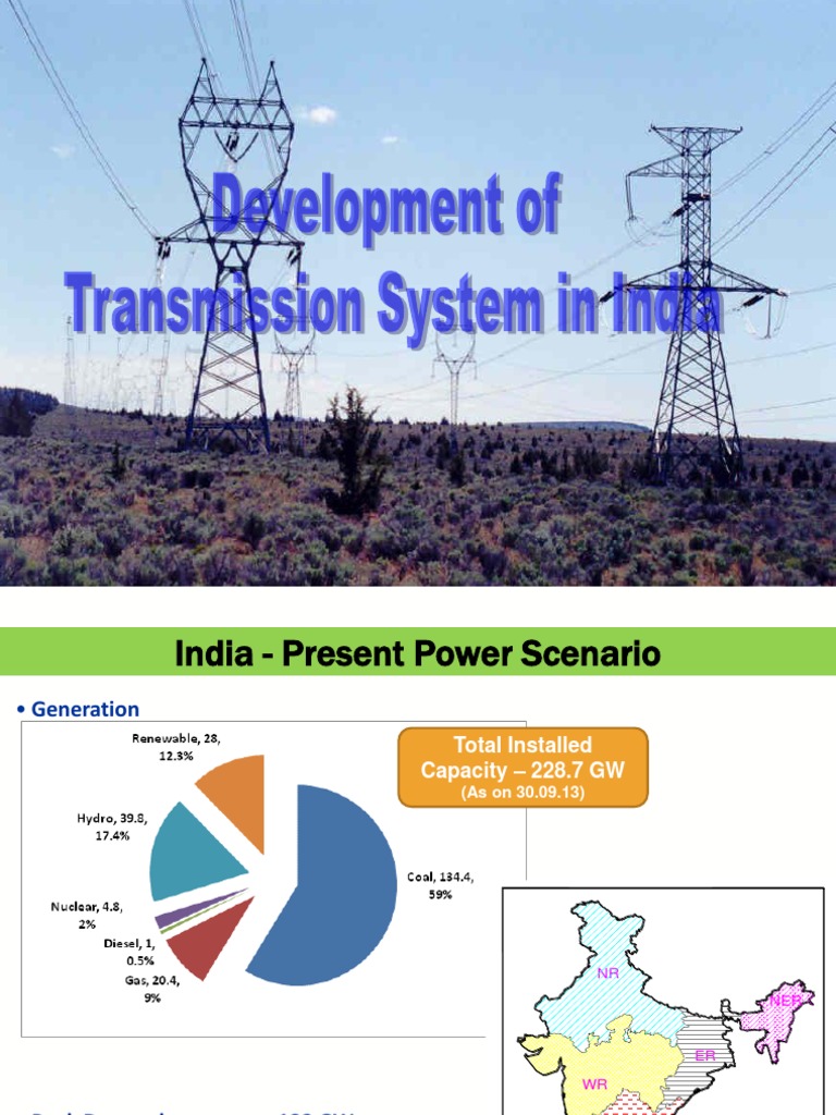 India's Evolving Power Transmission Grid | PDF | Electrical Grid | High ...