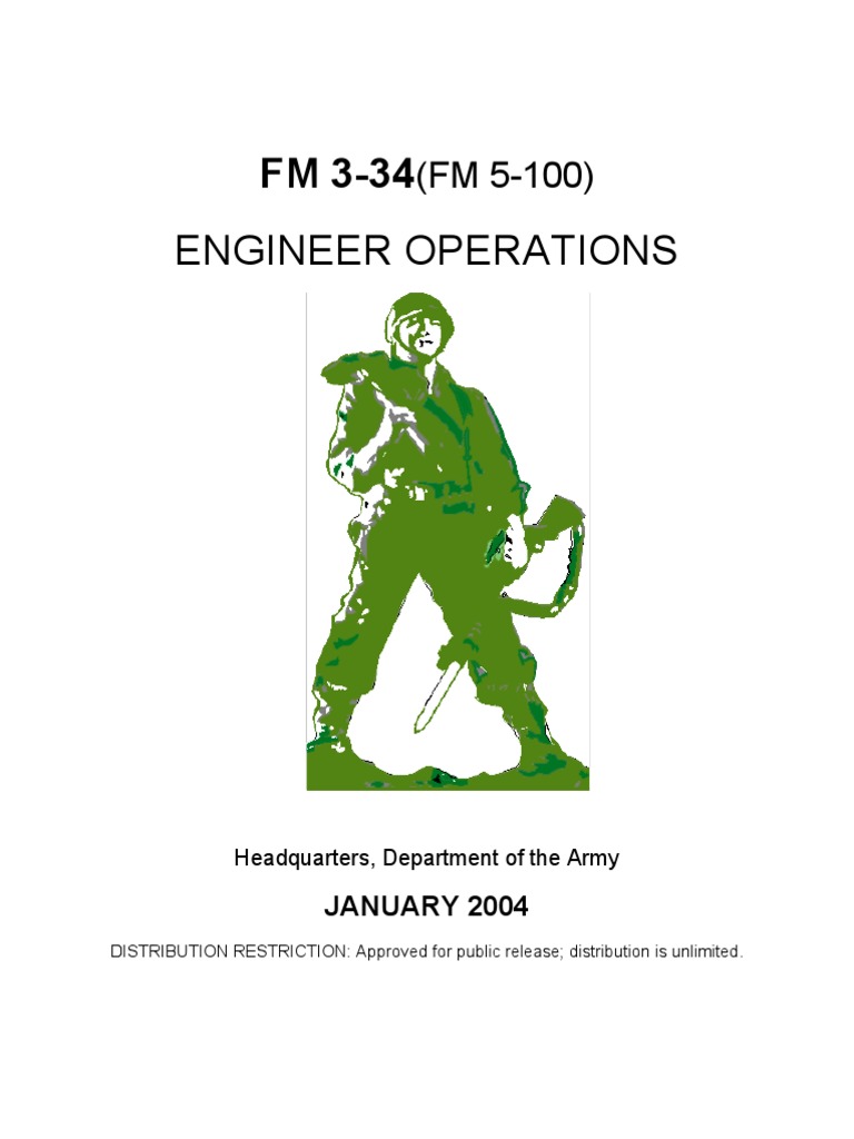 Army - fm3 34 - Engineer Operations | PDF