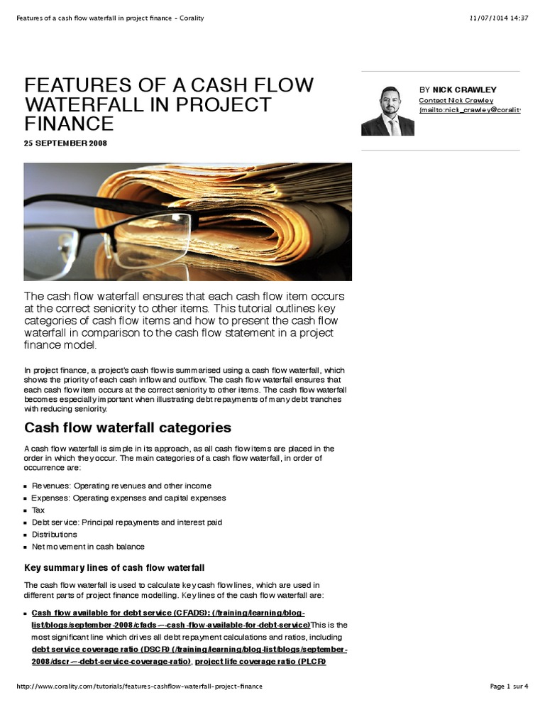 Mod_Features of a Cash Flow Waterfall in Project Finance ...