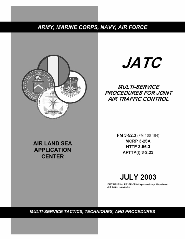 Army - FM3 52X3 - JATC - MULTI-SERVICE PROCEDURES FOR JOINT AIR TRAFFIC ...