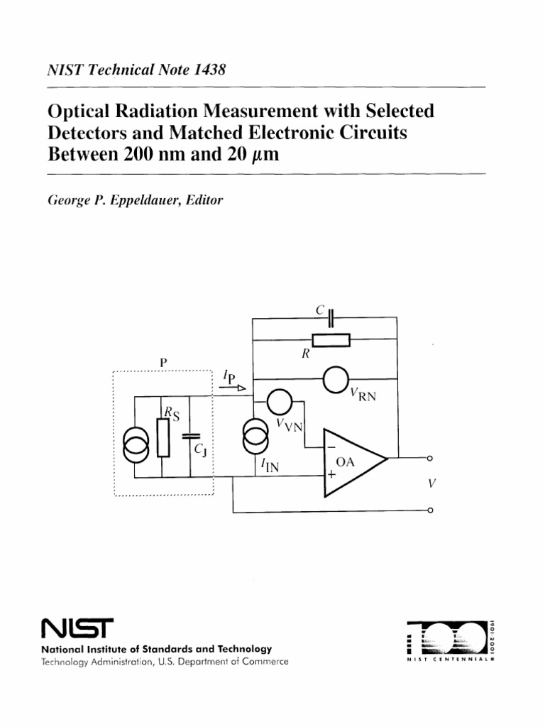 Nist TN-1438 | PDF | Amplifier | Operational Amplifier Nist TN-1438 | PDF | Amplifier | Operational Amplifier