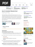 Water Quality Conversion Chart | PDF | Parts Per Notation | Scientific ...
