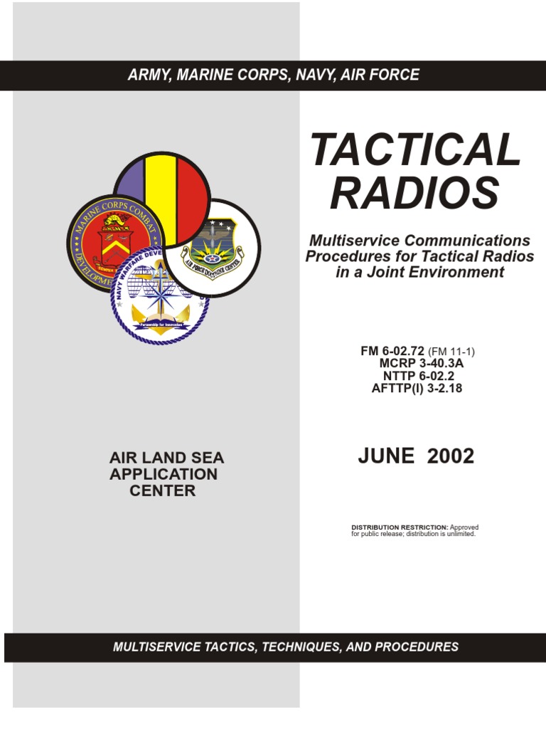 Army - fm6-02 72 - Tactical Radios - Multiservice Communications ...
