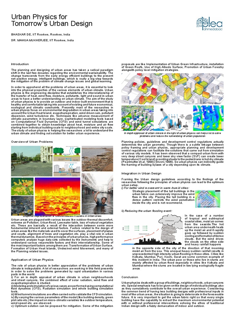 Urban Physics in Tomorrows Urban Design | PDF | Wound | Simulation