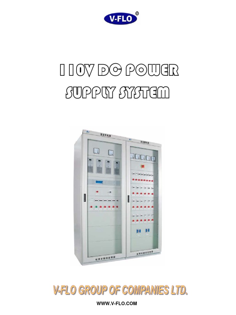 110V DC Power Supply System | PDF | Rectifier | Battery Charger