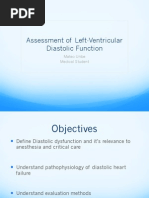 Diastolic Assessment ASE Guidelines | PDF | Diastole | Echocardiography