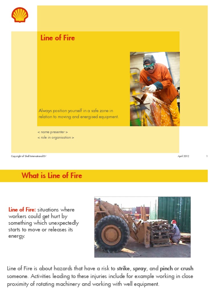Line of Fire Identify Hazards and Assess Risks | PDF | Potential Energy ...