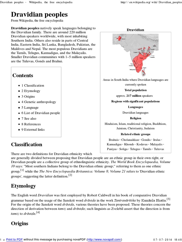 Dravidian Peoples - Wikiped.. | Languages Of Asia | Language Families