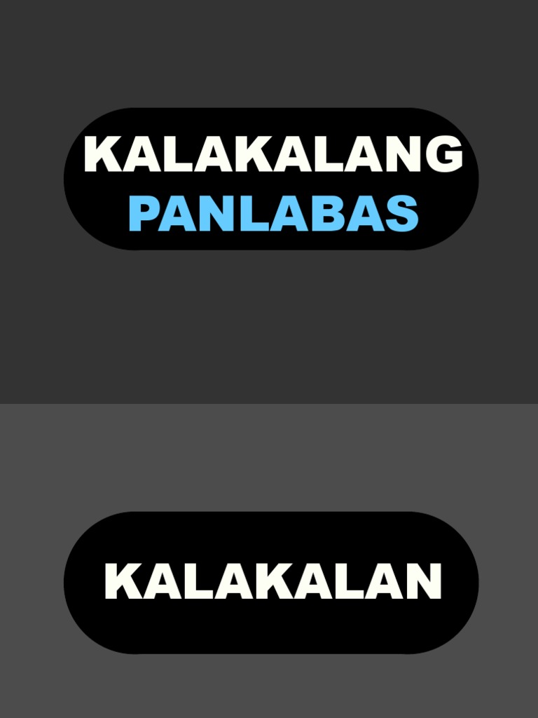 Kalakang Panlabas | PDF