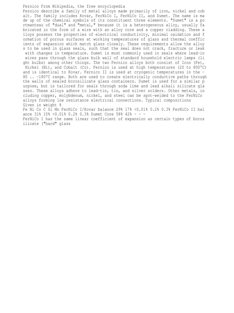 Fernico | PDF