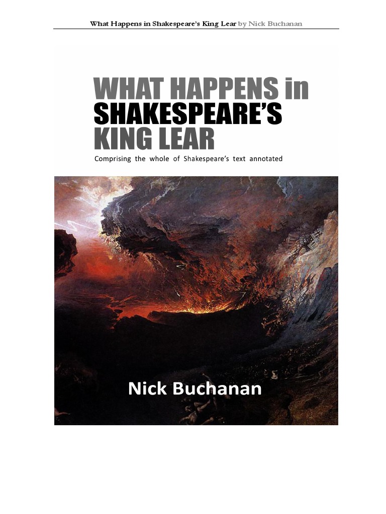 King Lear Text Book - Act 1 - Scene 1 | PDF | King Lear