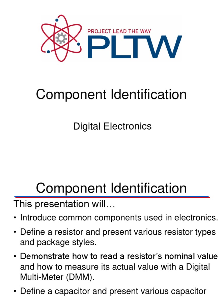 Component Identification: Digital Electronics | PDF