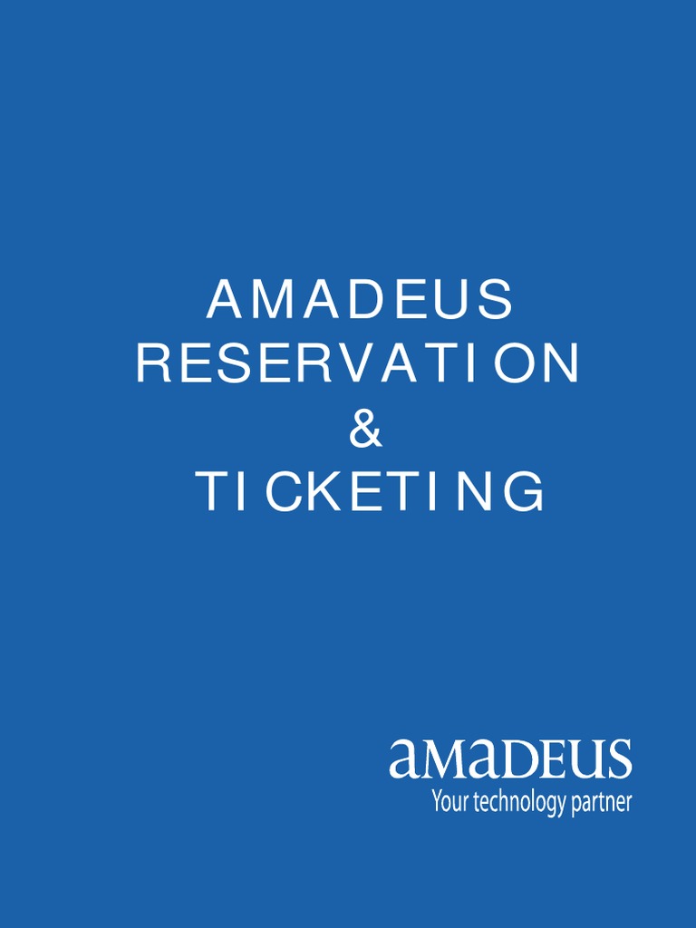Amadeus Training Manual 190 (1) | Pricing | Computing
