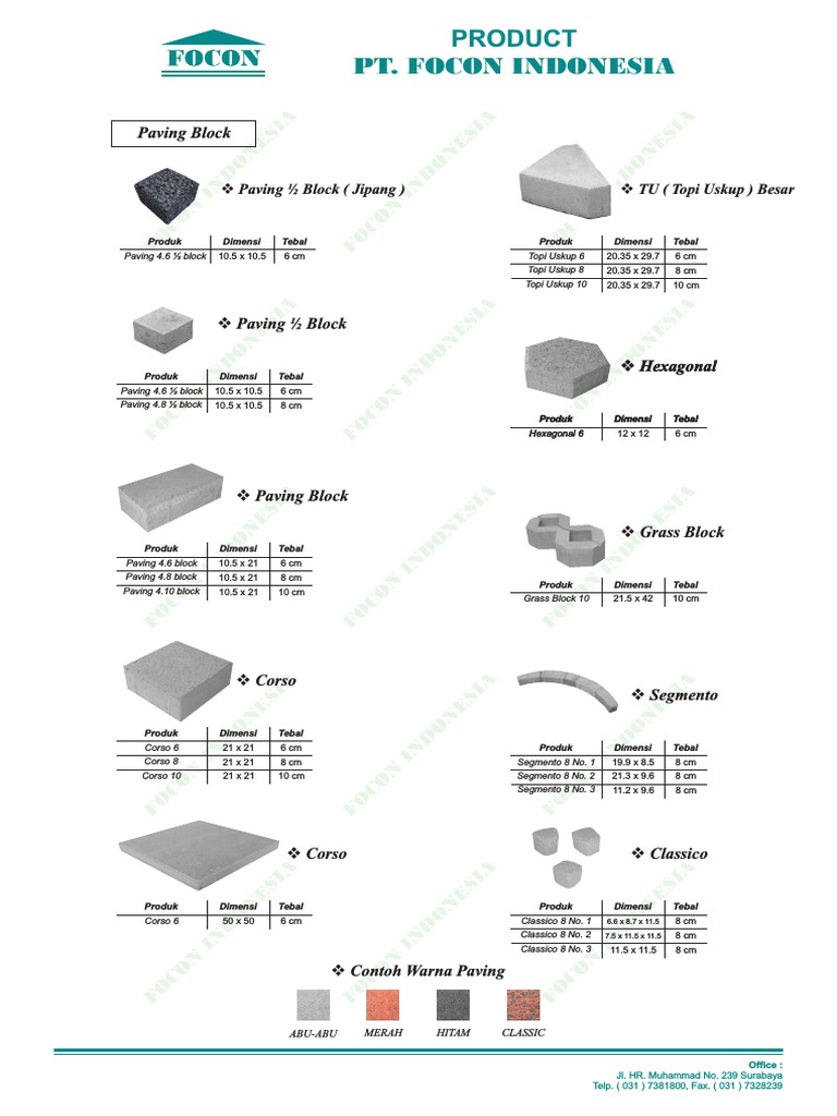 Catalog Focon Indonesia | PDF