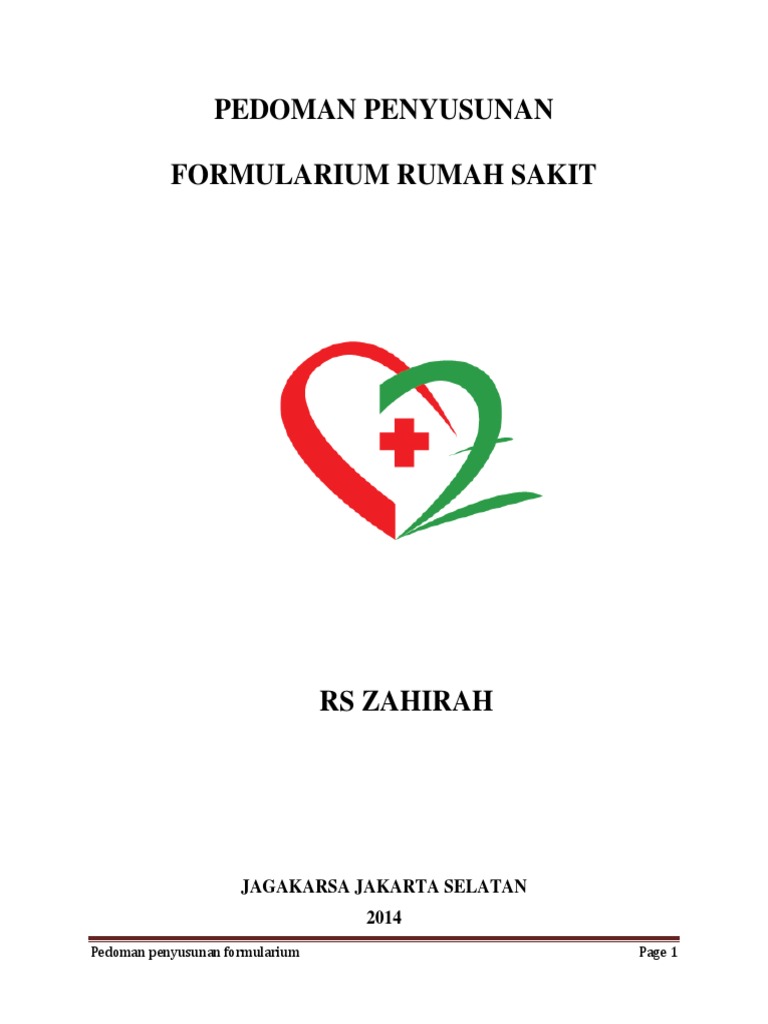 Pedoman Penyusunan Formularium Rs Pdf