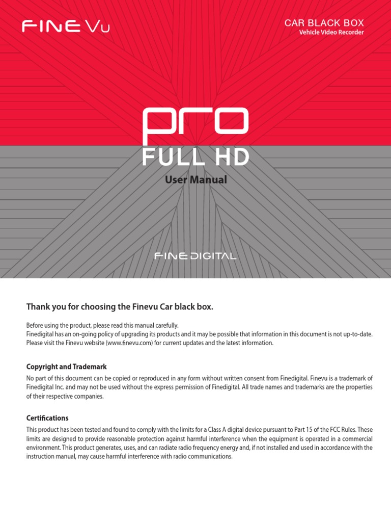 Finevu Pro Manual | PDF | Booting | Computer File