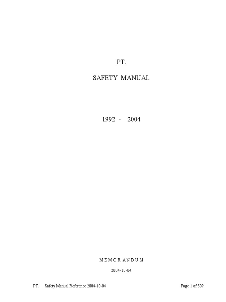 Safety Manual Reference Rec.3 | PDF | Wound | Labour