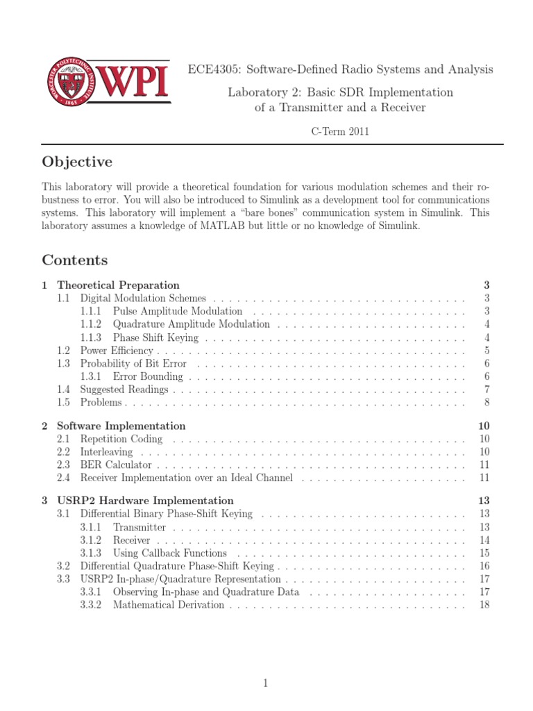 Basic SDR Implementation | PDF | Forward Error Correction | Modulation