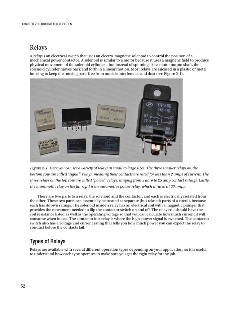 Types of Automotive Relays | PDF | Relay | Switch