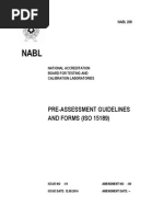 Check List of NABL Documents 2024 | PDF | Calibration | Specification ...