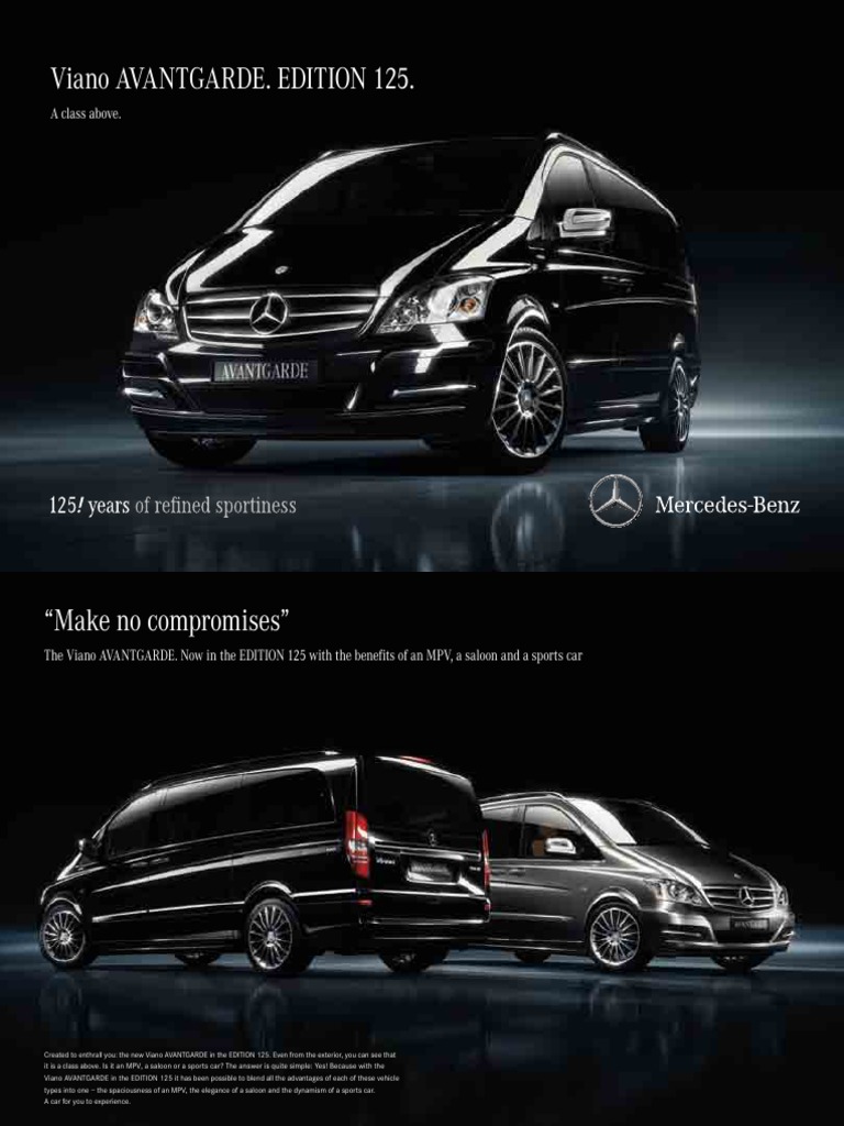 Viano Avant Brochure | PDF | Engines | V6 Engine